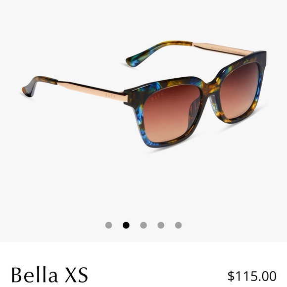 Diff Eyewear | Accessories | New Diff Eyewear Bella Xs Sunglasses ...